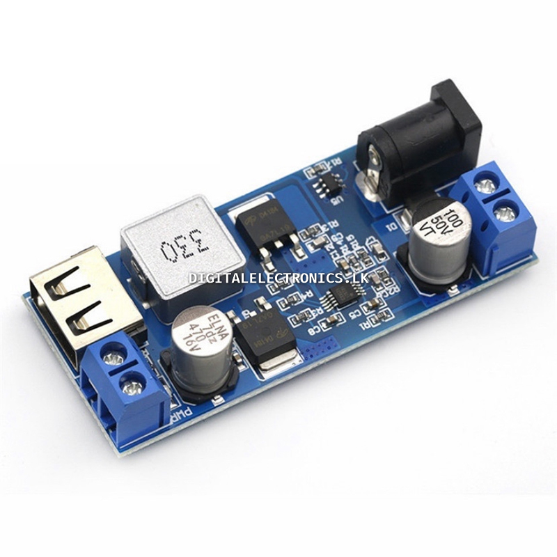 DC-DC 24V to 5V 5A Step Down Converter – Digitalelectronics.lk