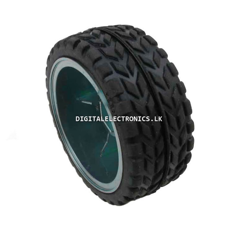 65mm Robot Car Wheel – Digitalelectronics.lk