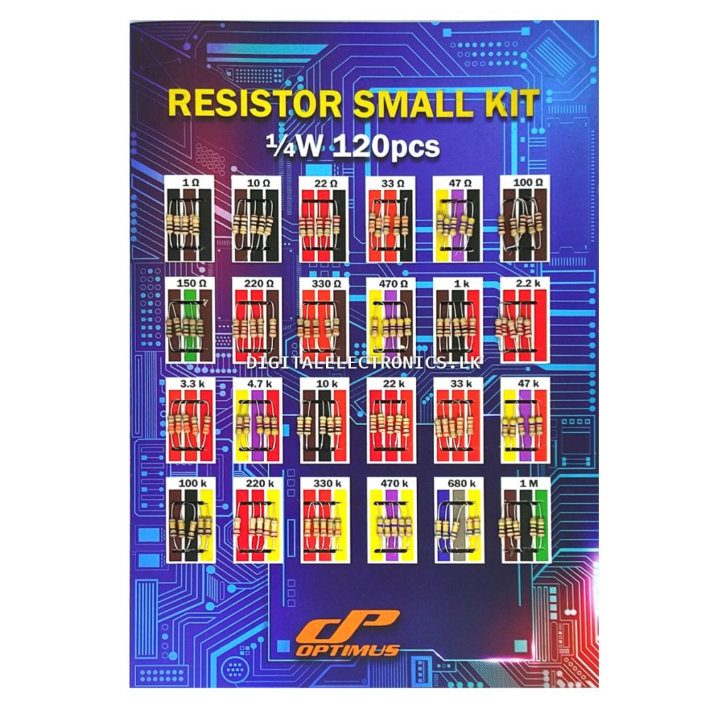 Optimus Resistor Small Kit – Digitalelectronics.lk